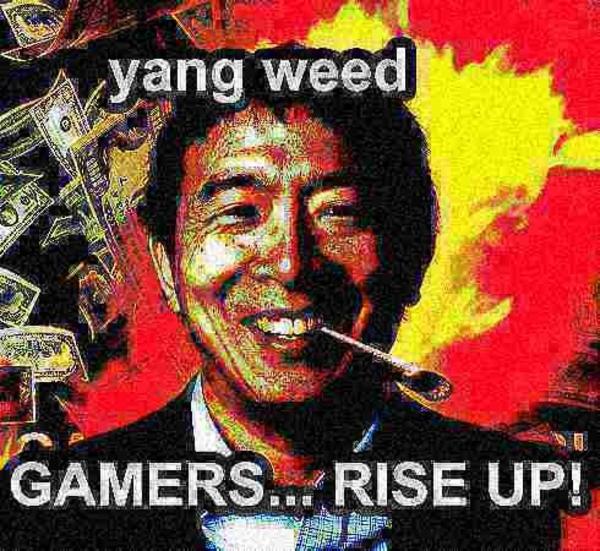 Yang Weed / Gamers Rise Up | Andrew Yang | Know Your Meme