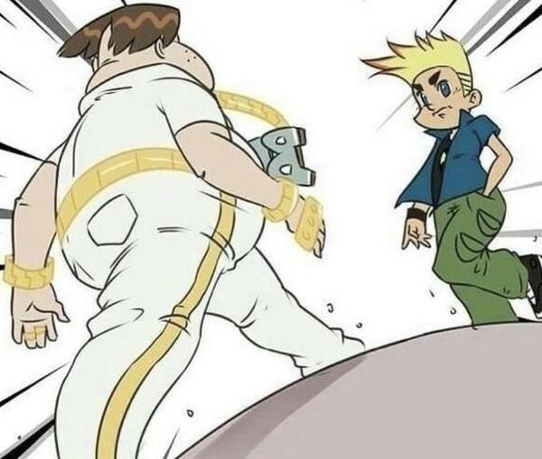 Extremely cursed Johnny Test image | Oh? You're Approaching Me? / JoJo ...