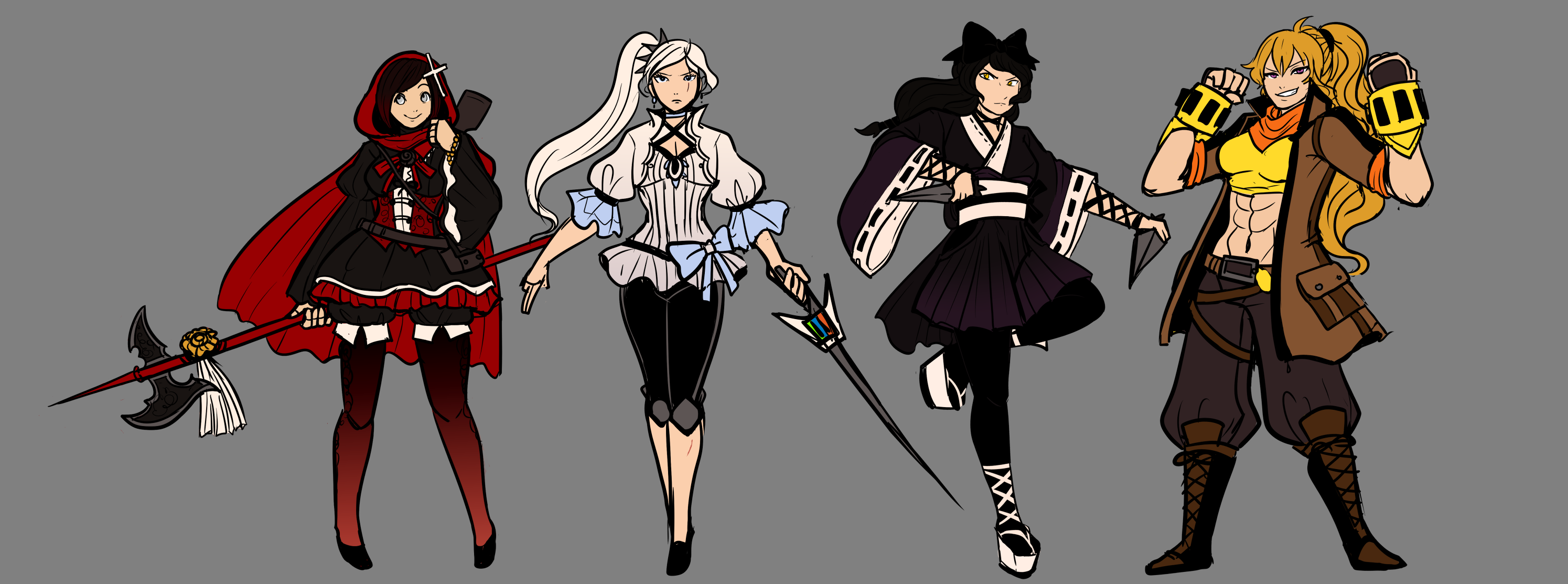 Team RWBY - Alt Lore Models | RWBY | Know Your Meme