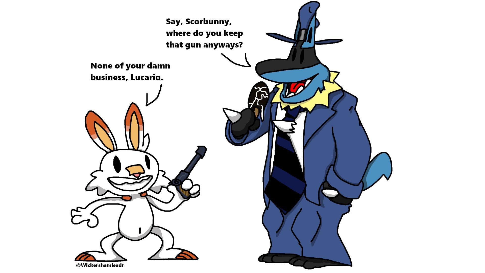 Lucario and Scorbunny: Freelance Officer Jennys! By Wickershamleadr ...