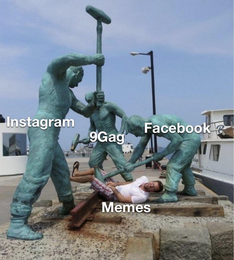 Instagram / 9gag / Facebook vs. Memes | Memes | Know Your Meme