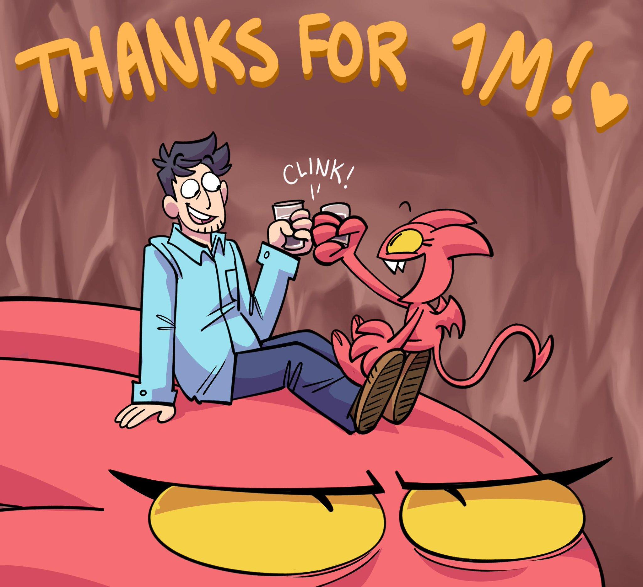 kind of a late doodle to express my thanks for Satina #1 reaching a ...