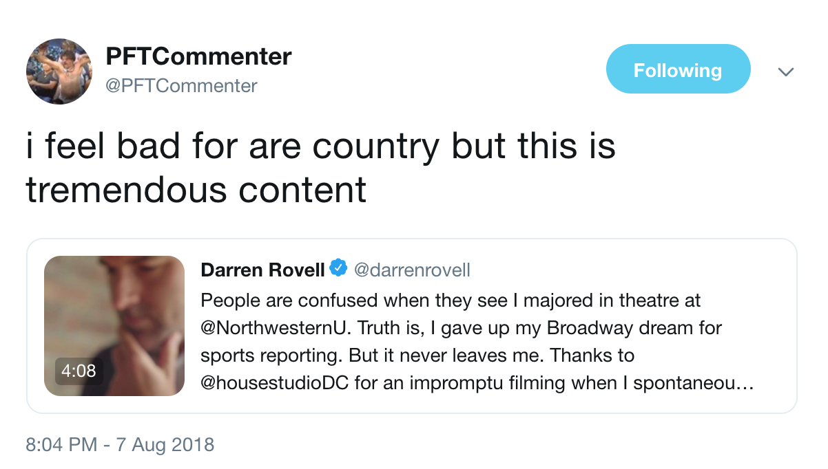 PFT Commenter | But This Is Tremendous Content | Know Your Meme