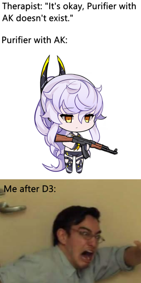 Purifier with AK | Azur Lane | Know Your Meme