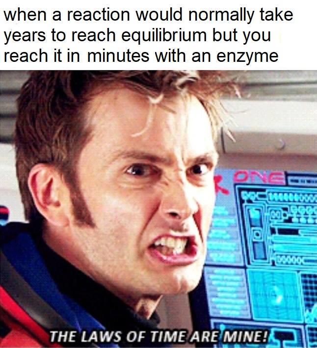 When a reaction would normally take years to reach equilibrium but you ...