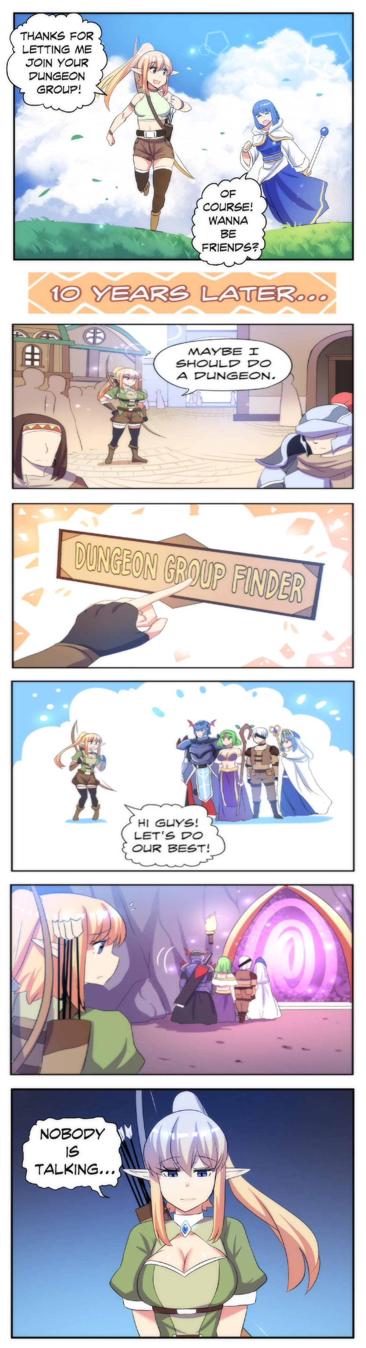 "Dungeon Group Finder made MMO's lonely" | Gaming | Know Your Meme