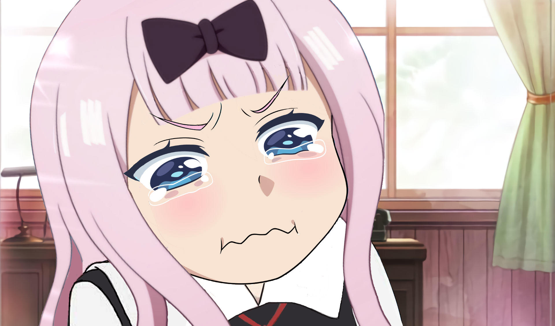 Kaguya pads her chest | Kaguya-Sama: Love is War | Know Your Meme