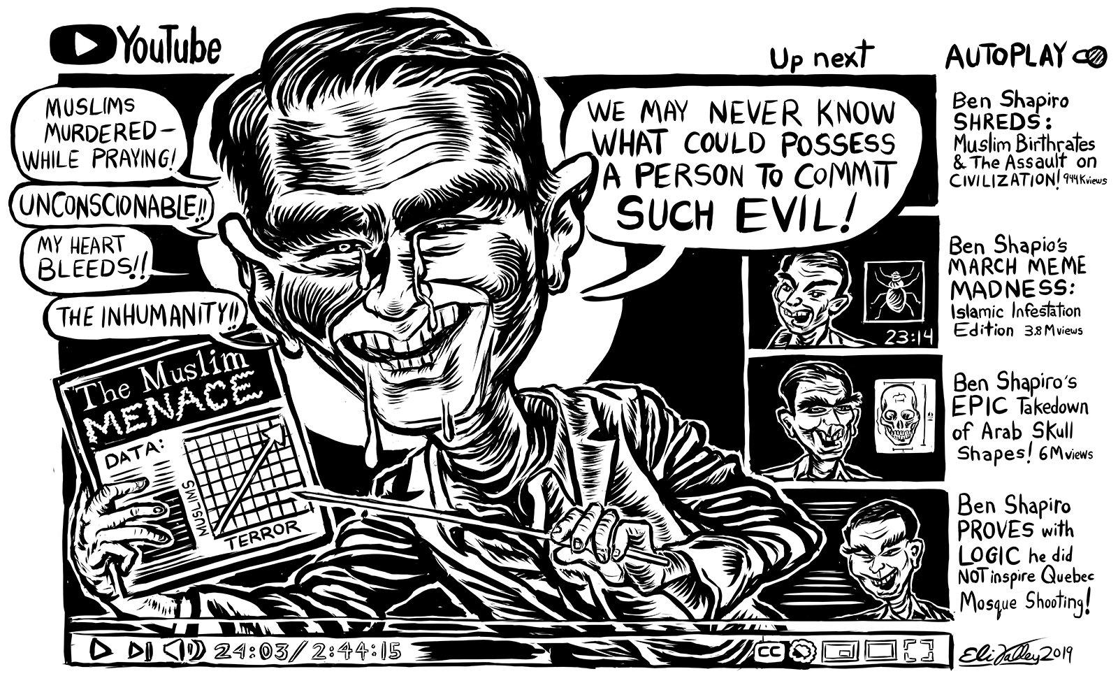 Eli Valley on Ben Shapiro's coverage of the Christchurch shooting | Ben ...