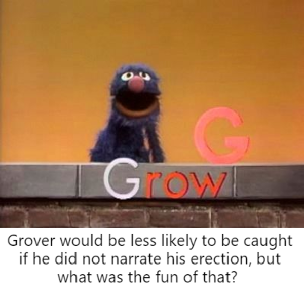 Grover can't keep things to himself | Bertstrips | Know Your Meme