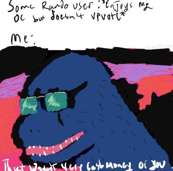 Bootleg_Vaporwave Godzilla | Bootleg Memes | Know Your Meme