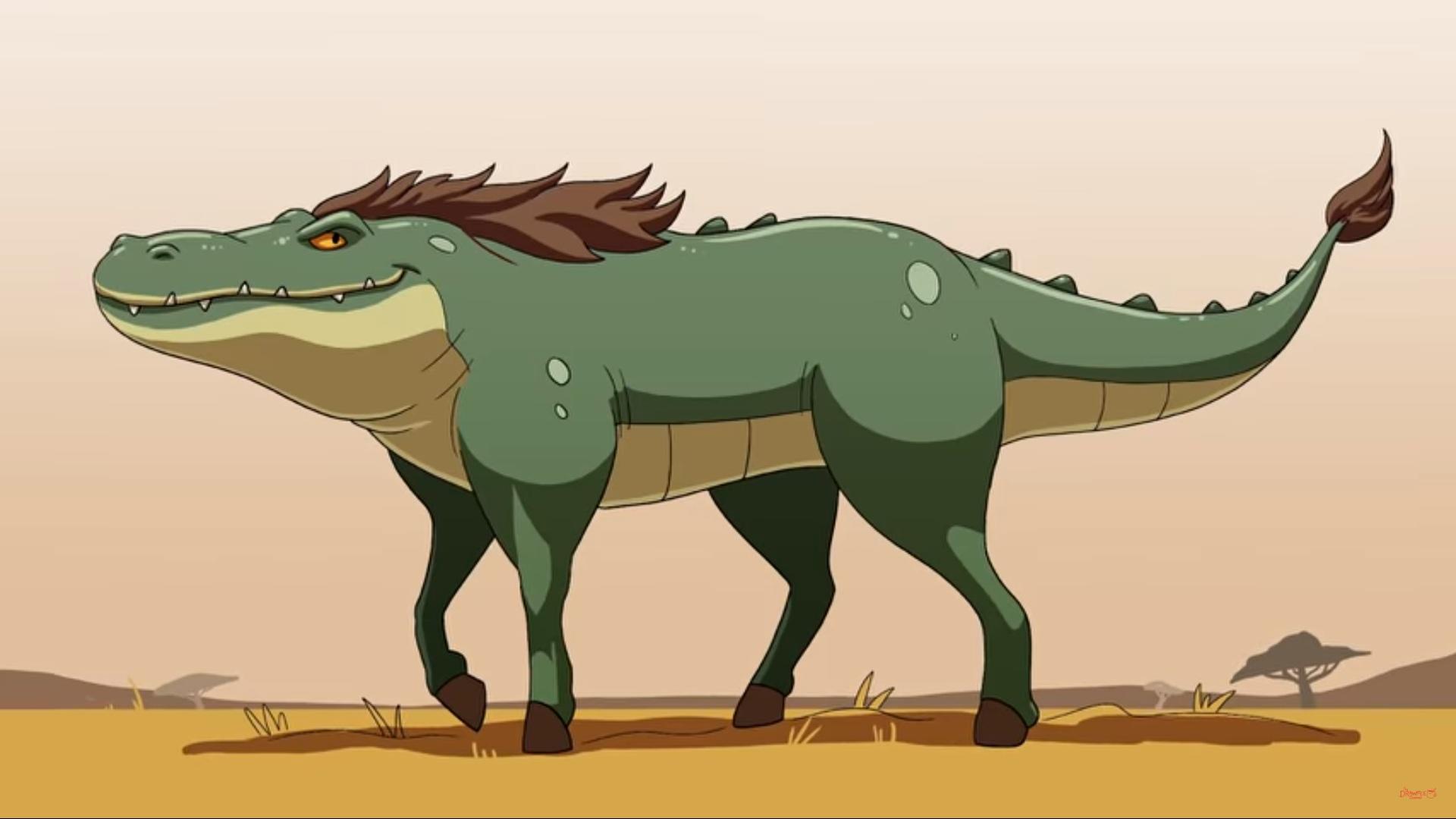 Crocodile Steve the Crocodile Steed | Drawfee | Know Your Meme