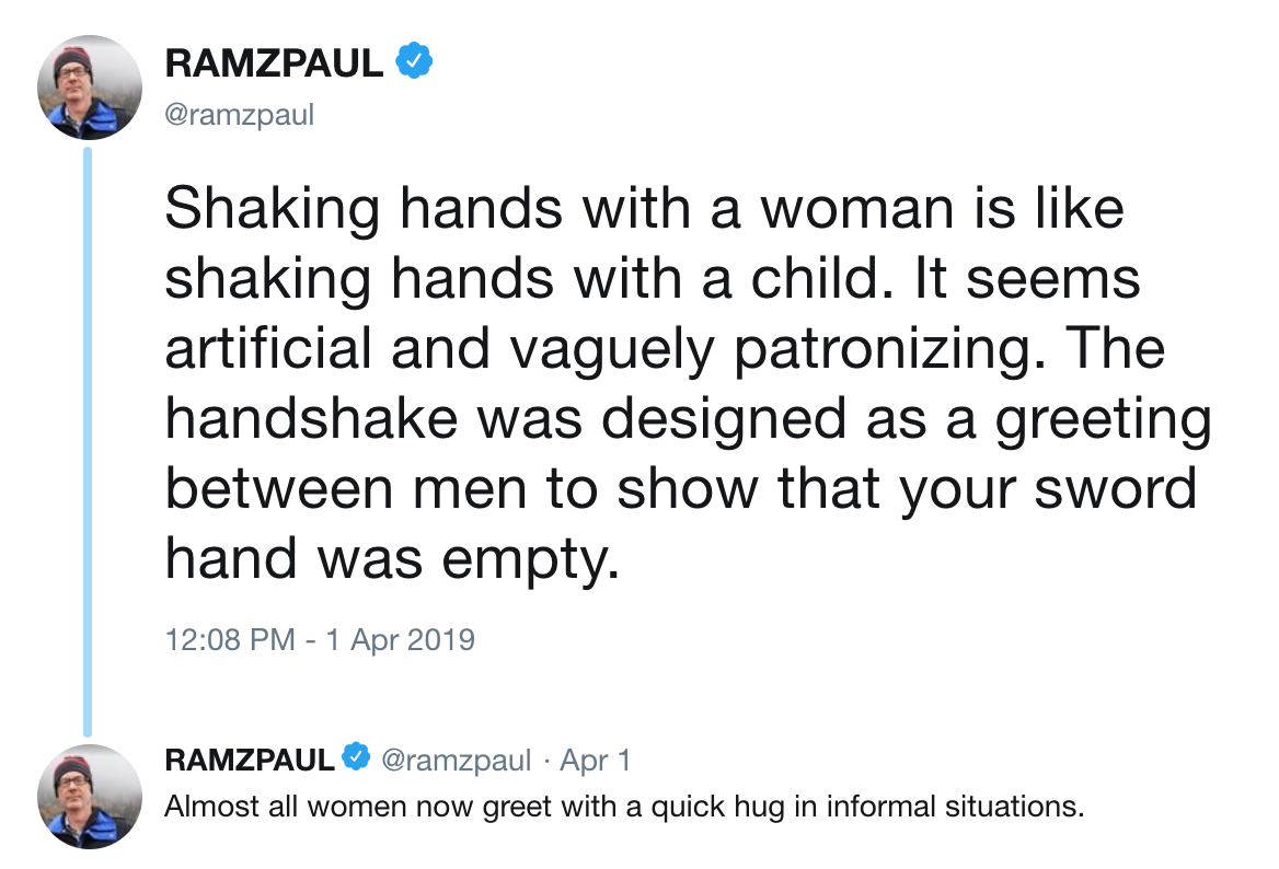 Shaking Hands | Shaking Hands With a Woman | Know Your Meme