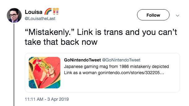 Link is Trans Now | Female Link | Know Your Meme