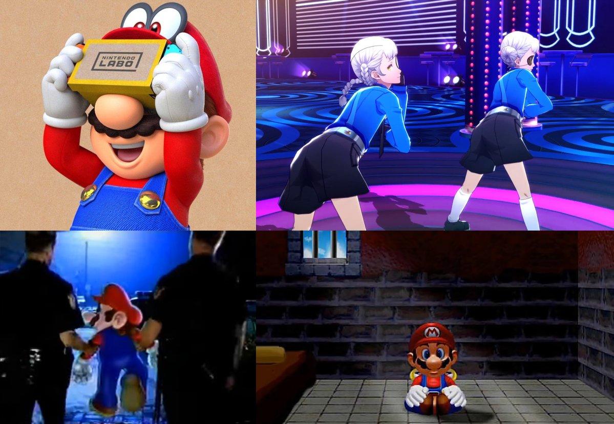 Mario goes to jail. | Nintendo Labo | Know Your Meme