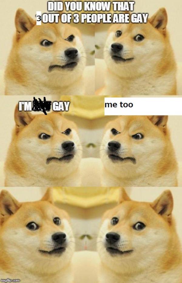 3 in 3 people | Ironic Doge Memes | Know Your Meme