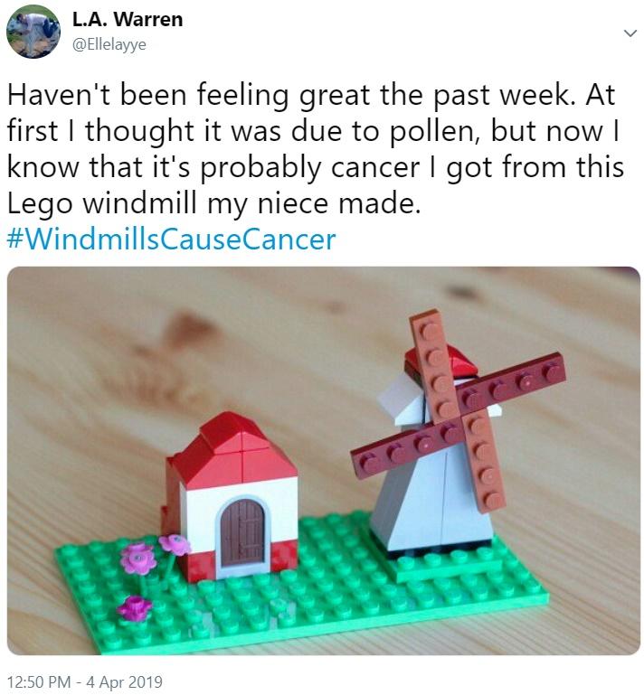 Cancer I got from this Lego | Windmill Noise Cancer | Know Your Meme