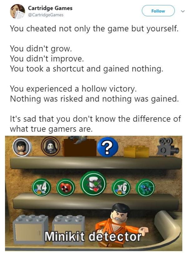 "Imagine not using a game mechanic that's in the game" | You Cheated ...