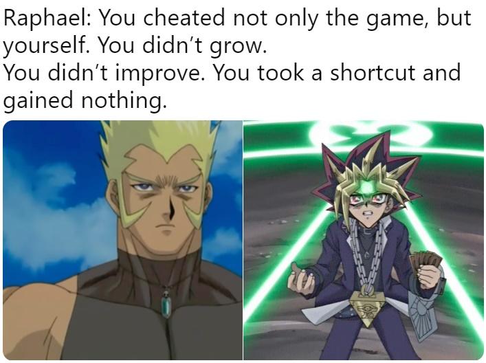 Yu-Gi-Oh | You Cheated Not Only the Game, But Yourself | Know Your Meme