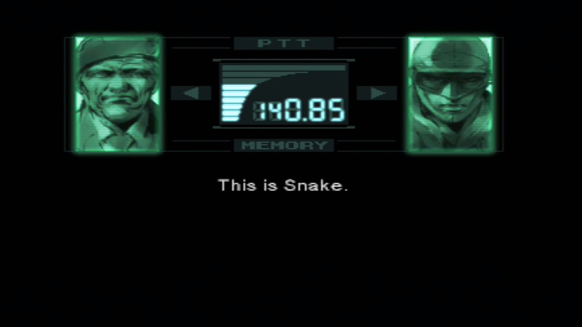 Codec Screen in Metal Gear Solid (1998) | Metal Gear Codec Screen ...