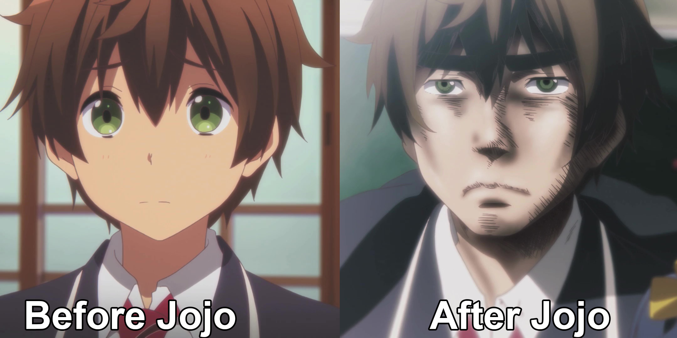 Yuuta - Before jojo/After Jojo | JoJo's Bizarre Adventure | Know Your Meme