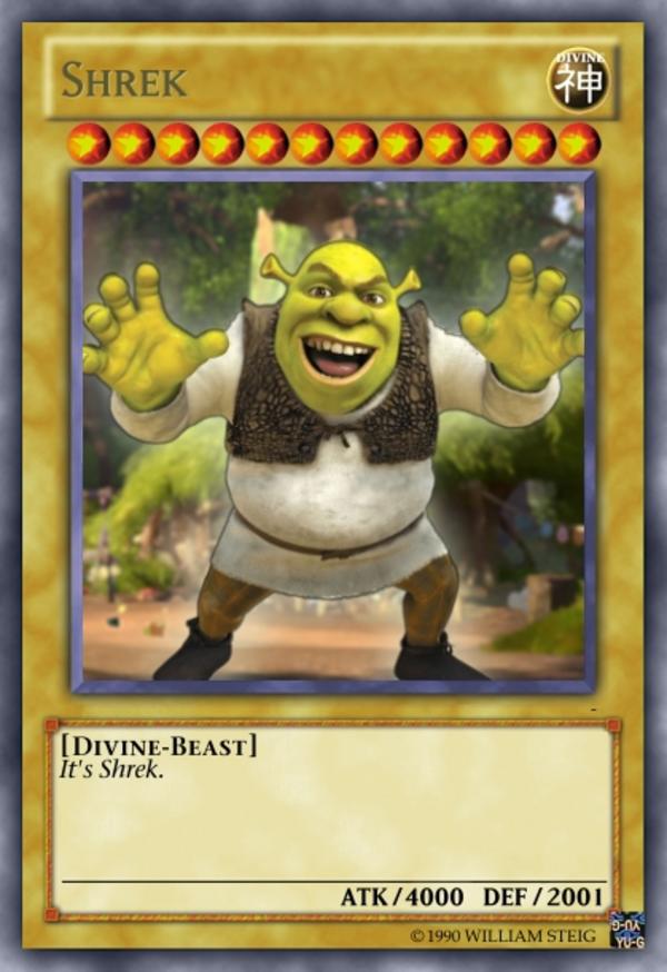 Shrek card | Fake CCG Cards | Know Your Meme