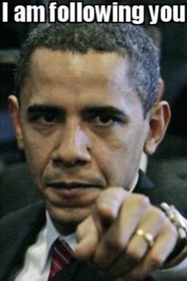 I am following you | Cropped Image Macros | Know Your Meme