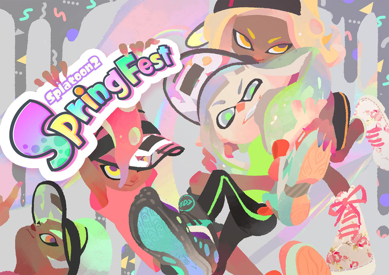 Springfest official artwork | Splatoon | Know Your Meme