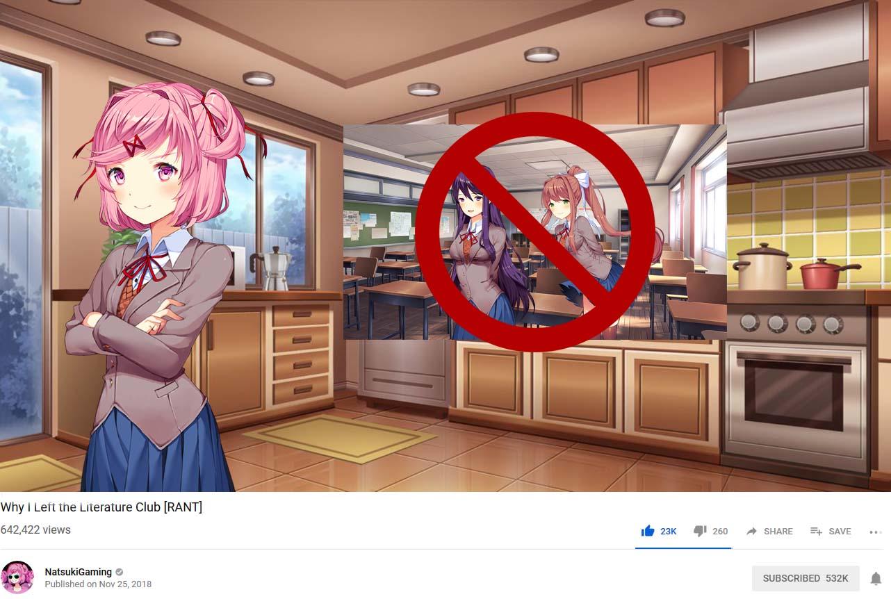 Natsuki later organized her own cooking club ( with blackjack and ...