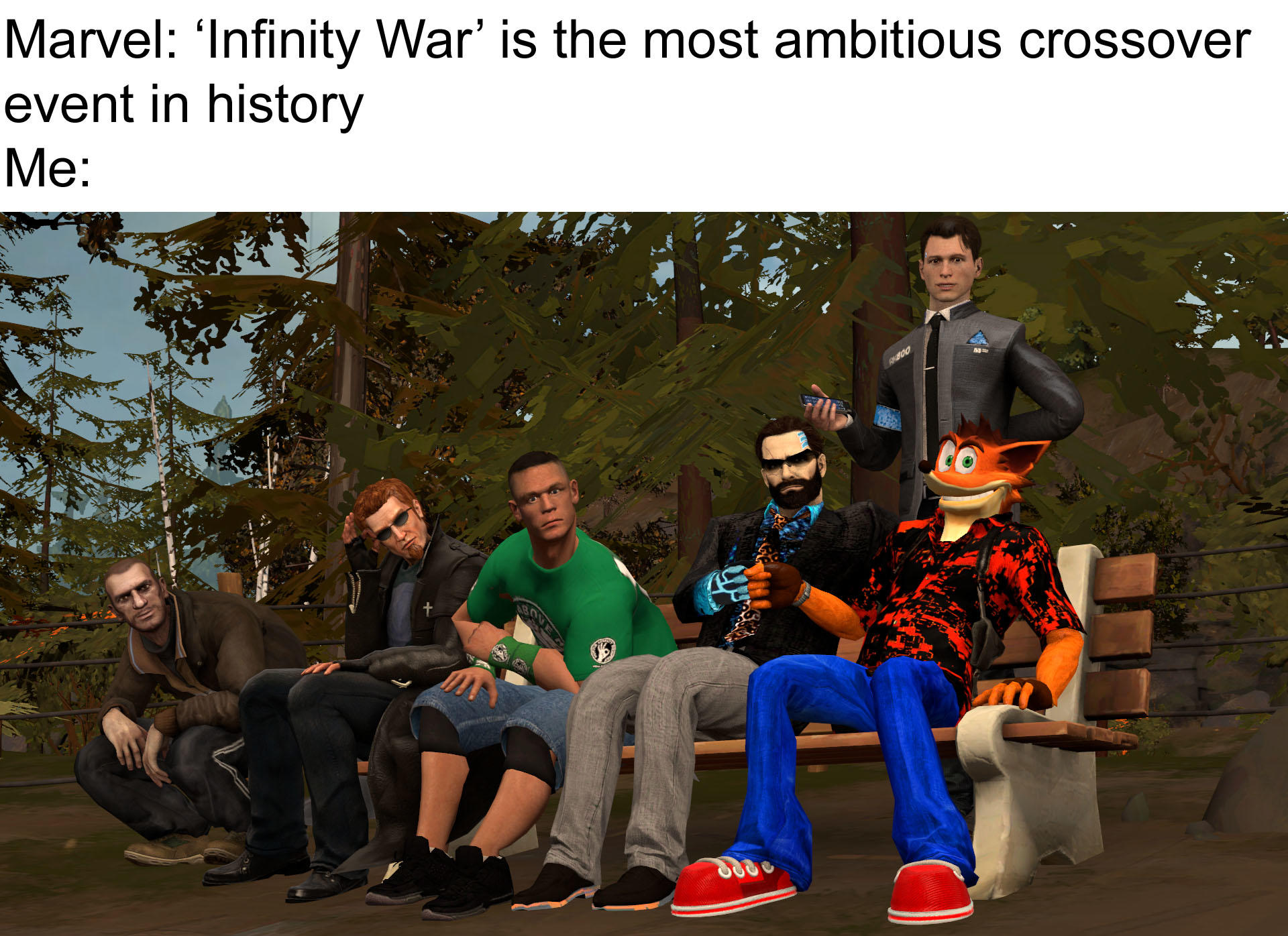 Epic crossovers be like... | 'Infinity War' Is The Most Ambitious ...