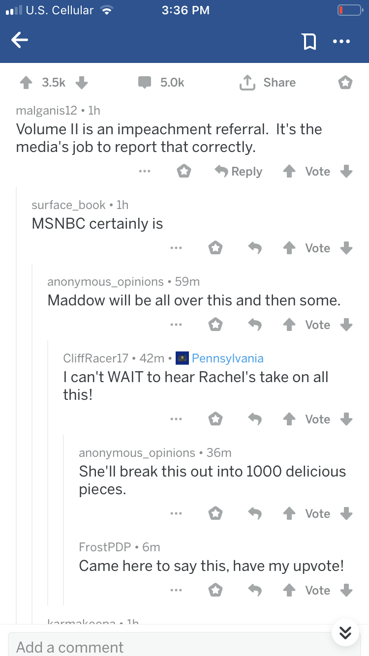First Stage of Grief is Denial. | Mueller Report | Know Your Meme