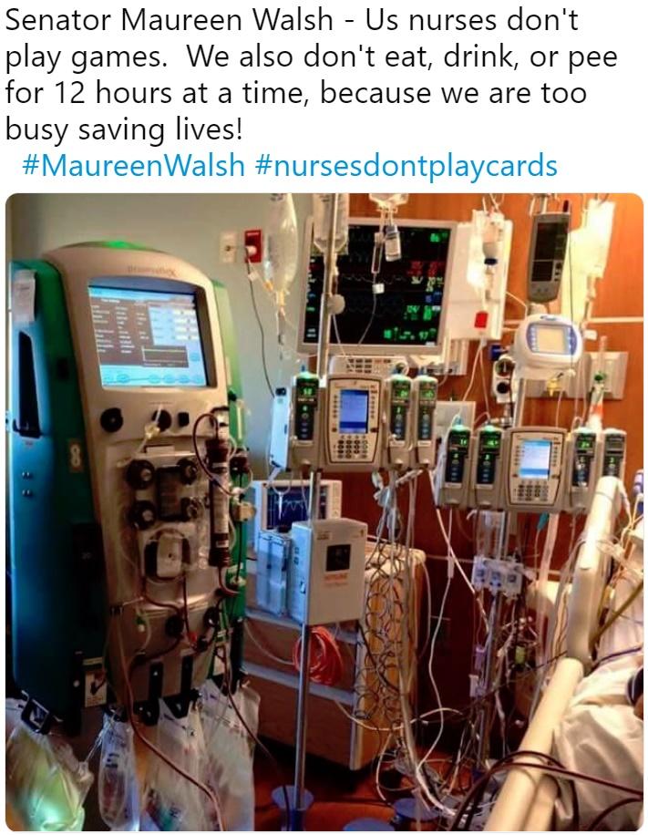 Nurses Don't Play Games | Nurses Playing Cards | Know Your Meme