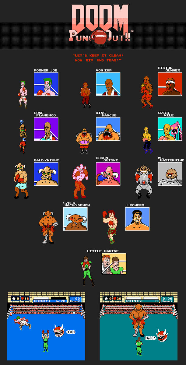 Punch Out Doom | Crossover | Know Your Meme