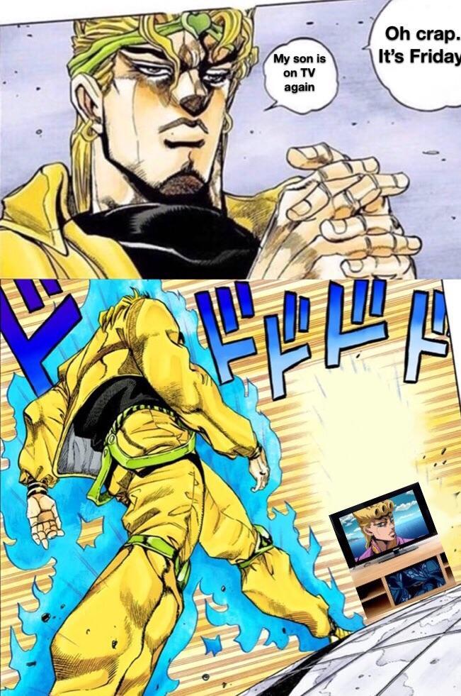 A supportive father | Dio Walk / Gamer Dio | Know Your Meme