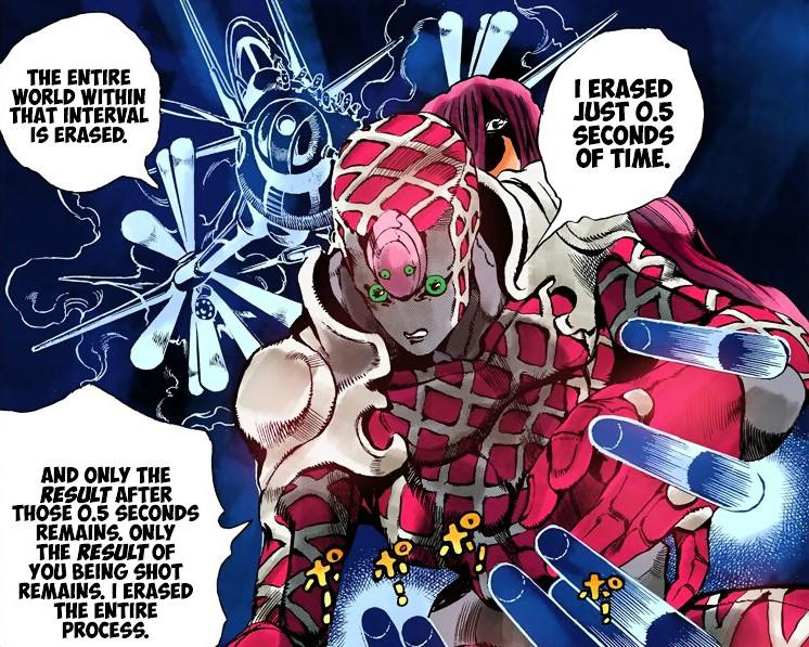 King Crimson's Time Skip | JoJo's Bizarre Adventure | Know Your Meme