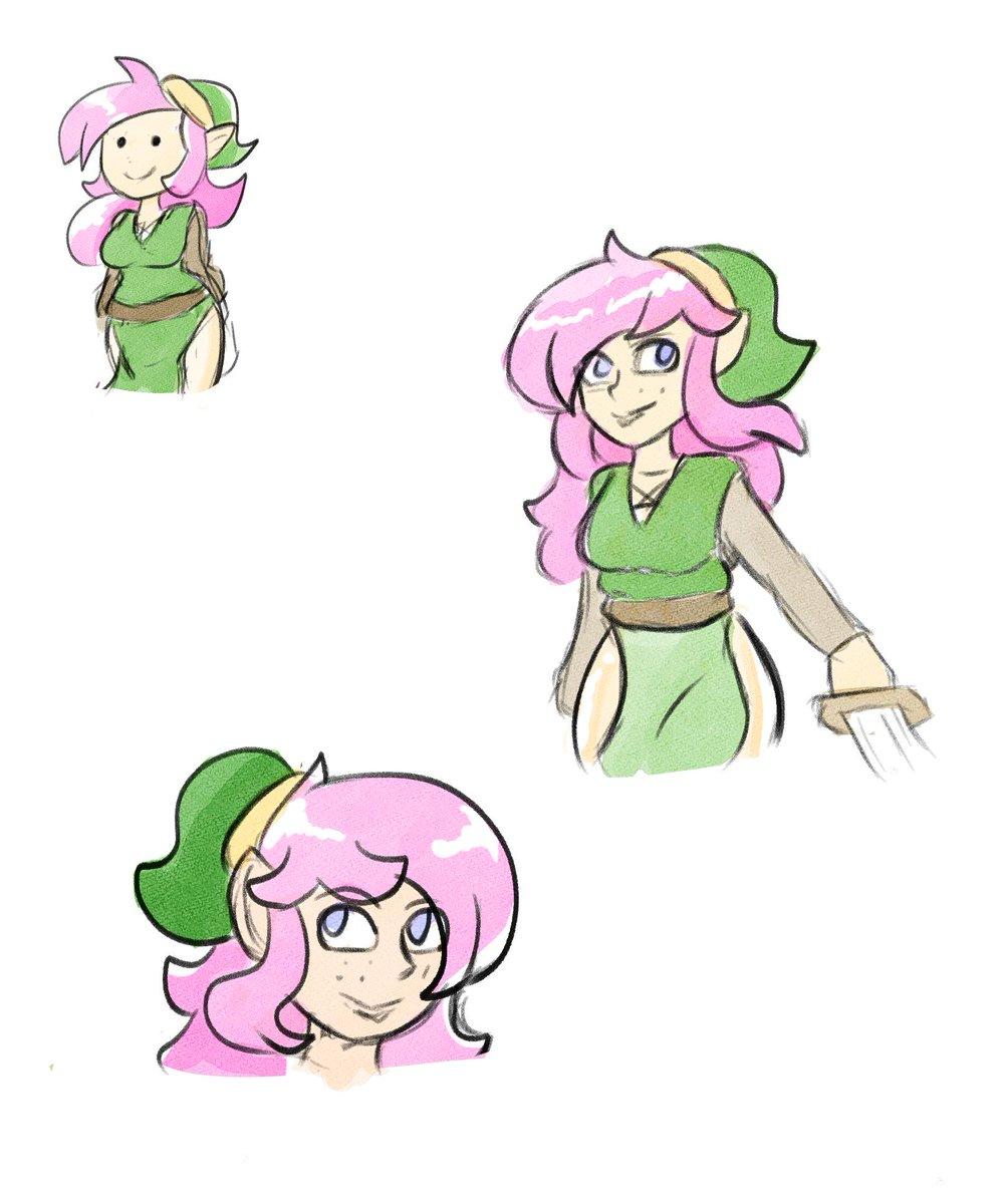 Practice using @brellom's female Link. :) | Female Link | Know Your Meme