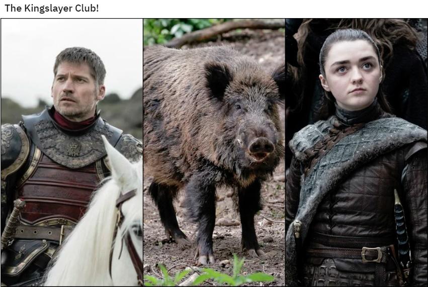The Kingslayer Club! | The Arya Stab / #NotToday | Know Your Meme