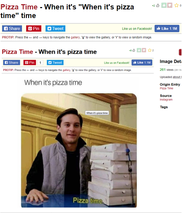 When it's When it's "When it's "pizza time" time" time | Know Your Meme ...