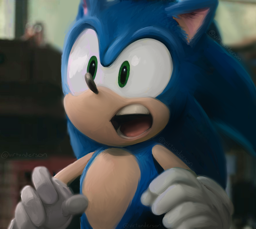 Now with Sonic's design from the games | CGI Sonic Edits | Know Your Meme
