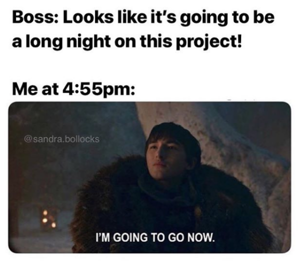 boss: looks like it's going to be a long night on this project | I Am ...