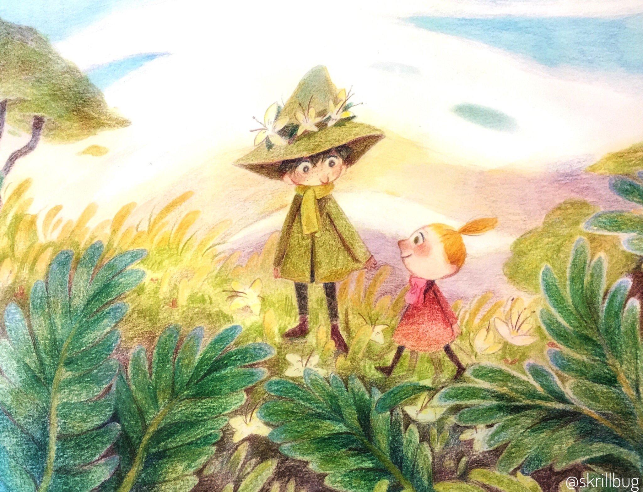 Snufkin and Little My by FISKKI | Moomins | Know Your Meme