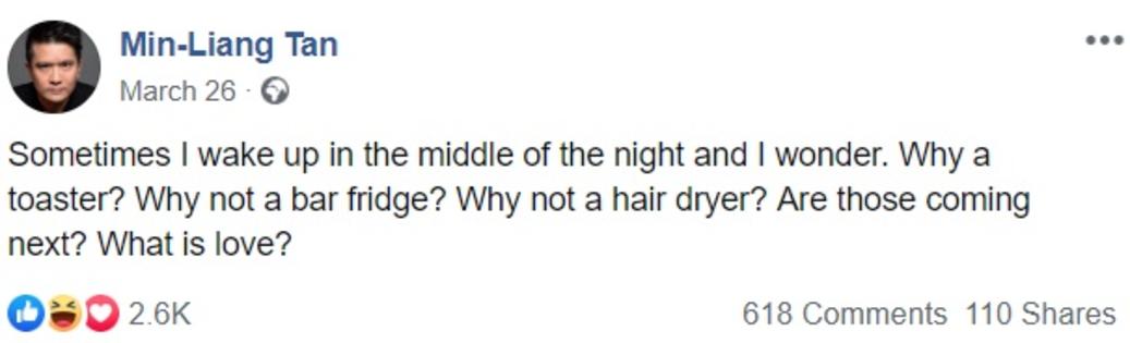 Min-Liang Tan Contemplating | Razer Toaster | Know Your Meme