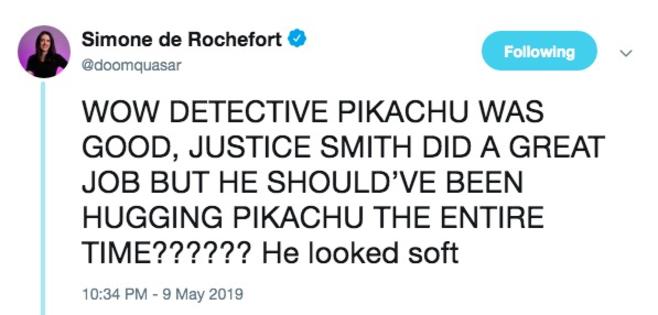 Simone | Pokémon: Detective Pikachu (2019 Film) | Know Your Meme