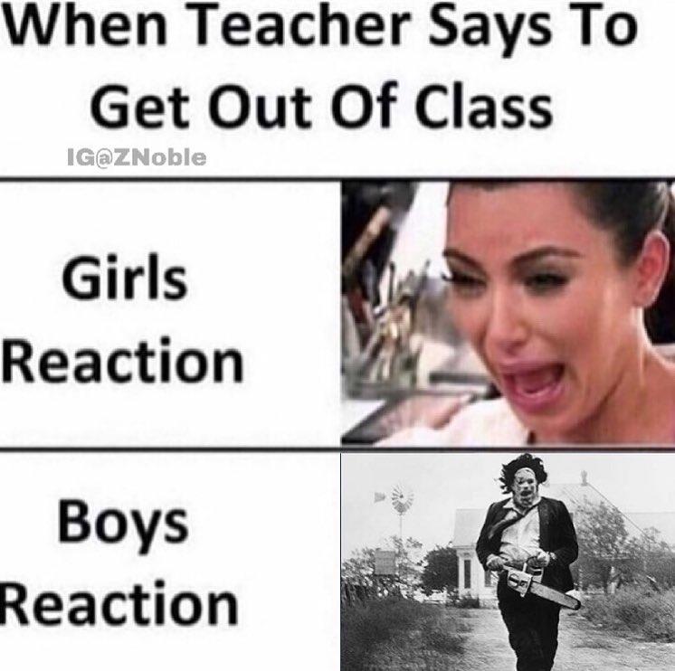 Vroom | When Teacher Says to Get Out of Class | Know Your Meme