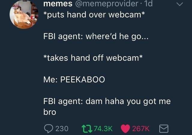 Bonding time with the agent | Government Agent Watching Me | Know Your Meme