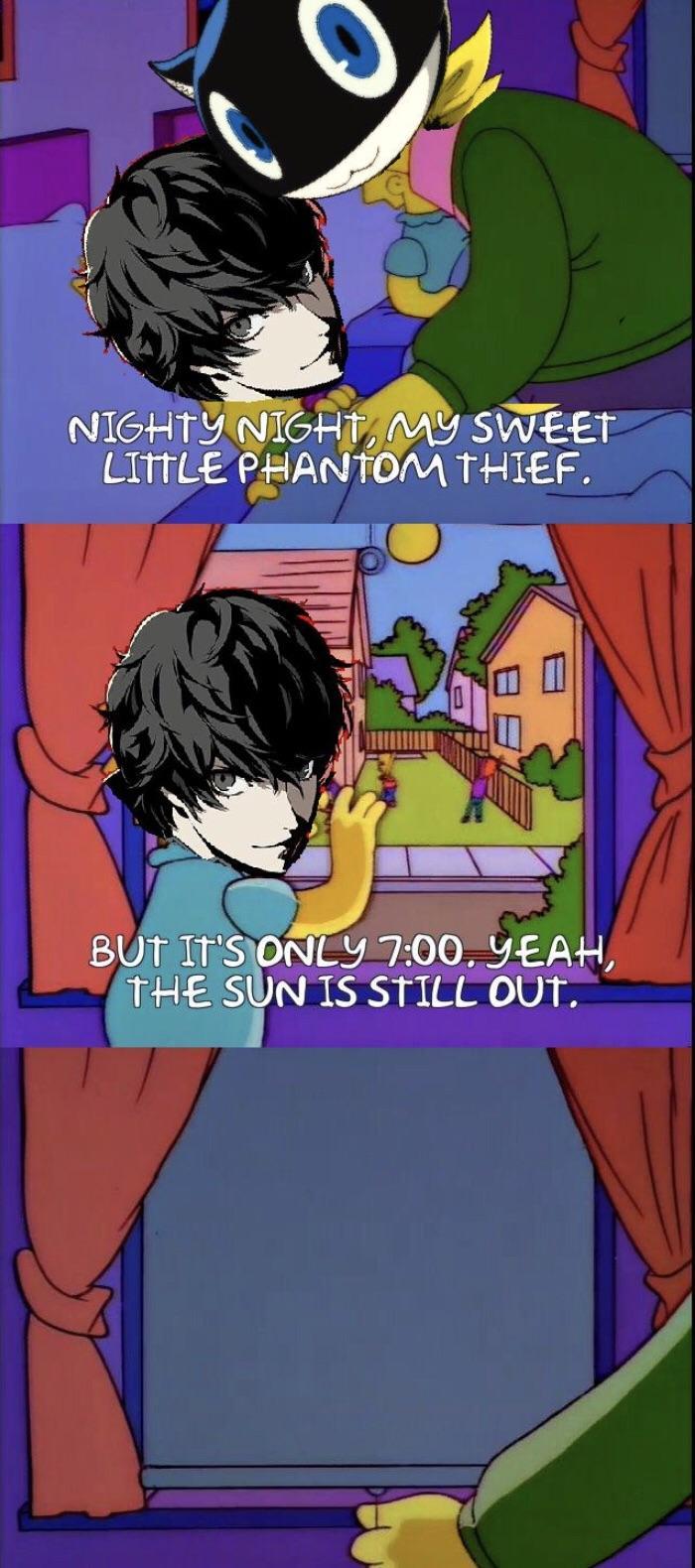 Go to sleep. | Megami Tensei - Persona | Know Your Meme