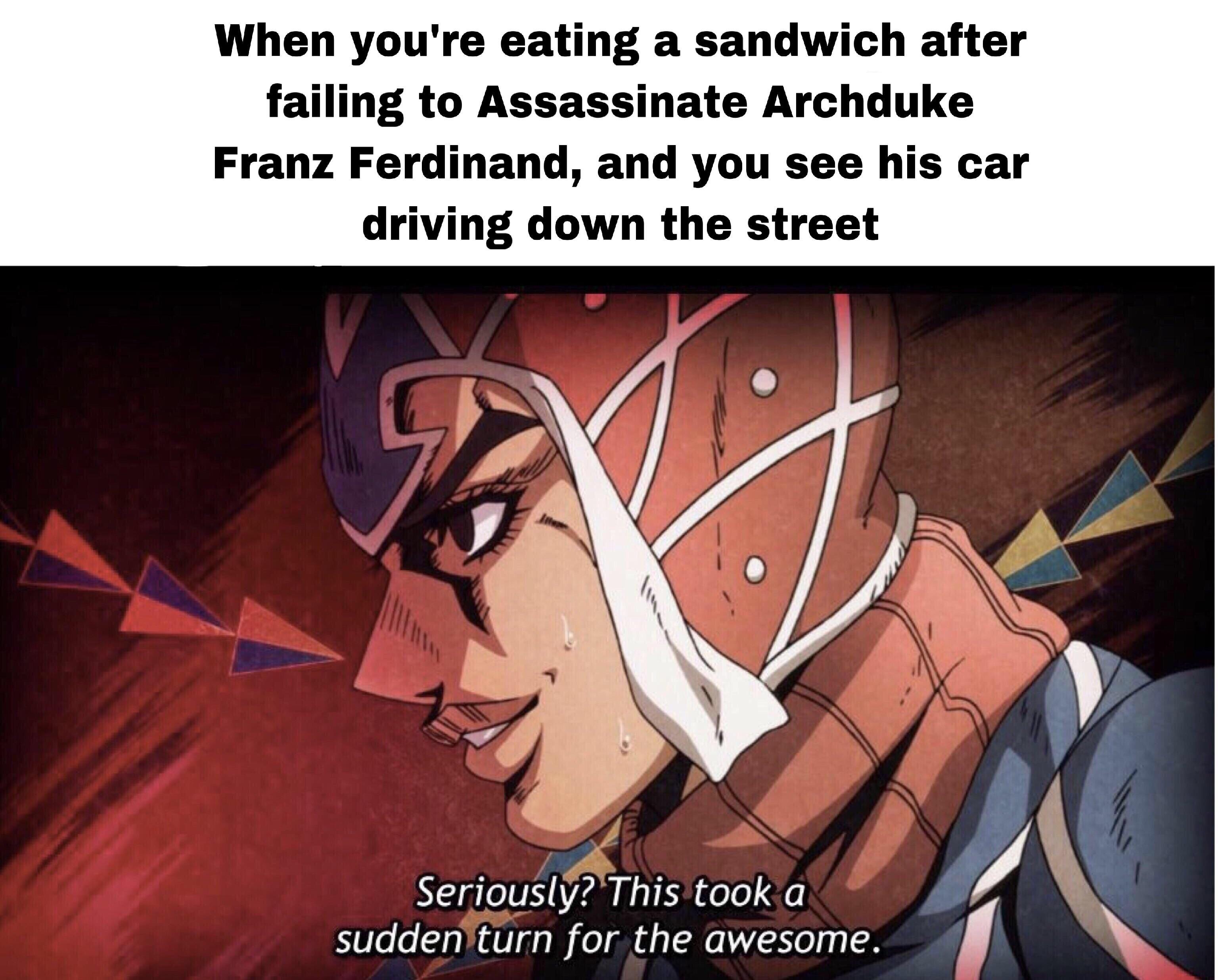 Guido Mista kills Archduke Franz Ferdinand (June 28th, 1914 colorized ...