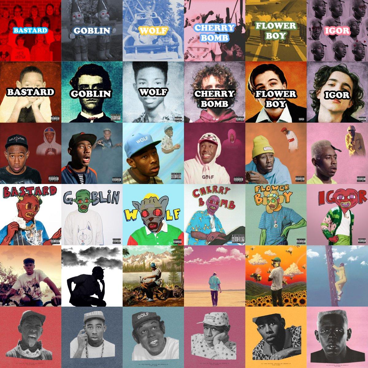 Every Tyler The Creator Album Cover In The Style Of Every Other Tyler Every Tyler The Creator Album Cover In The Style Of Every Other Tyler