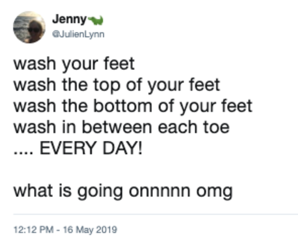 Every Day | Do You Wash Your Feet | Know Your Meme