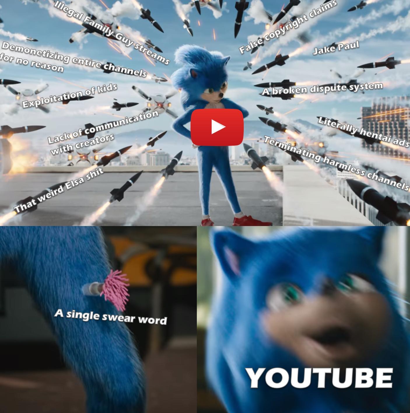 Clearly YouTube’s monetization algorithm. | Sonic the Hedgehog (2020 ...