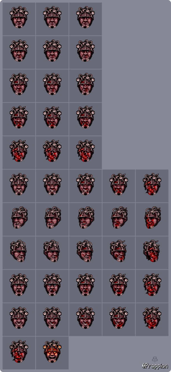 Civvie11 Doom-style mugshot | Doom | Know Your Meme